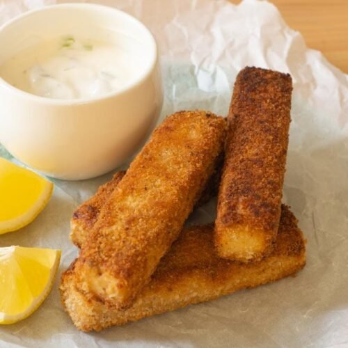 Vegan Fish Sticks - Crispy Crunchy Childhood Favorite!